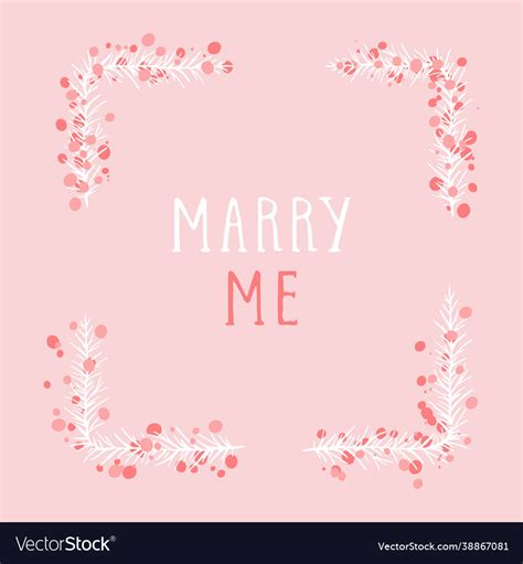 Floral Rectangle Frame Royalty Free Vector Image