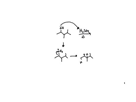 Solved Organic Chemistry 3 4 Dimethyl 2 Pentanol With Sulfuric Acid And Heat I Am Looking For