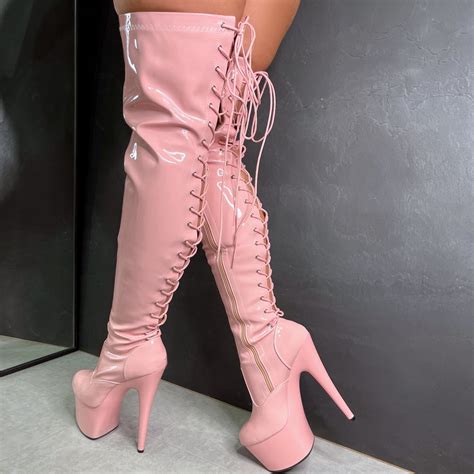 Lipkit Thicc Thigh High Candy Shop 7 Inch Hella Heels Uk