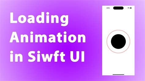 How To Create A Custom Loading Animation In Swiftui And Ios Youtube