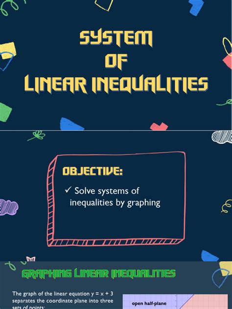 System Of Linear Inequalities Pdf Inequality Mathematics Equations