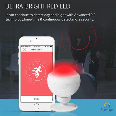 Zigbee Smart Pir Motion Detector For Safety Care Infrared Wifi Tuya Wireless On Wall Ceiling