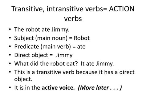 PPT Active Vs Passive Transitive Intransitive Linking Verbs Kennings PowerPoint