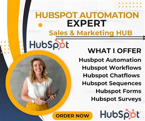 Setup Automation Workflows Sequences Chartflows Forms And Surveys On Hubspot By Blisstea01 Fiverr