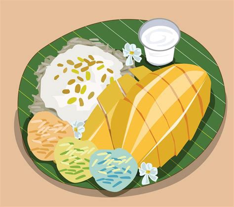 Thai Dessert 11 17427132 Vector Art At Vecteezy