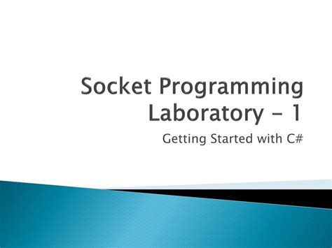 Ppt Socket Programming Laboratory 1 Powerpoint Presentation Free Download Id2475944