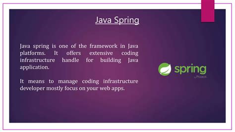 How Spring Framework Really Works Pptx Databases Computer Software And Applications