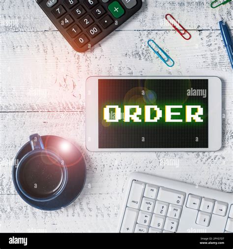 Handwriting Text Order Business Overview Arrangement Of People Or Things Relation Each Other