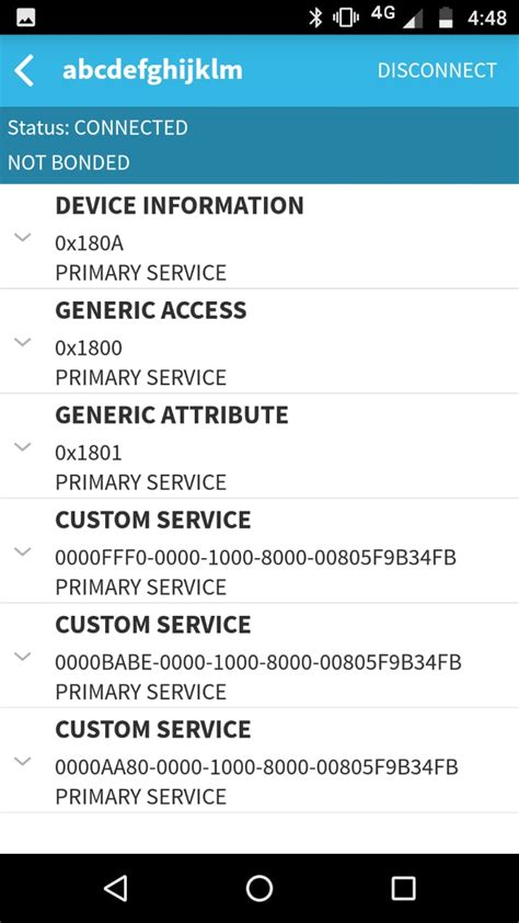 Ccscc2640r2f Why Am I Not Getting Any Ble Service S And Characteristics In Ios App While