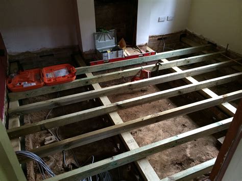 Replacing Floor Joists In The Study Brick Wall Cottage Renovation