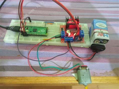 Dc Motor Control Raspberry Pi Pico And L298n Micropython