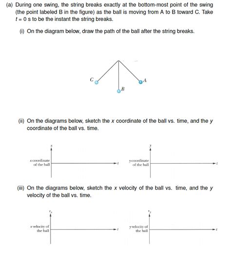 Solved A Pendulum I E A String With A Ball At The End Is Chegg Com
