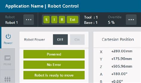Graphic Interface Of Simatic Robot Integrator Download Scientific Diagram