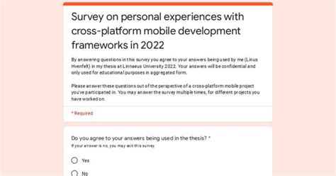 survey on cross platform mobile development frameworks r kotlin