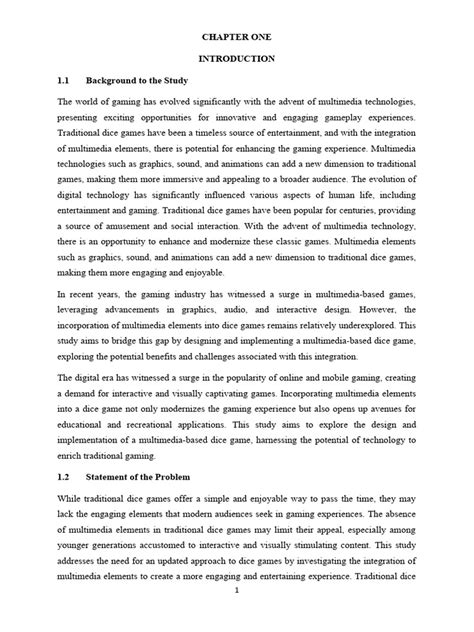 Design And Implementation Of Multimedia Base Dice Game Pdf Multimedia Focus Group