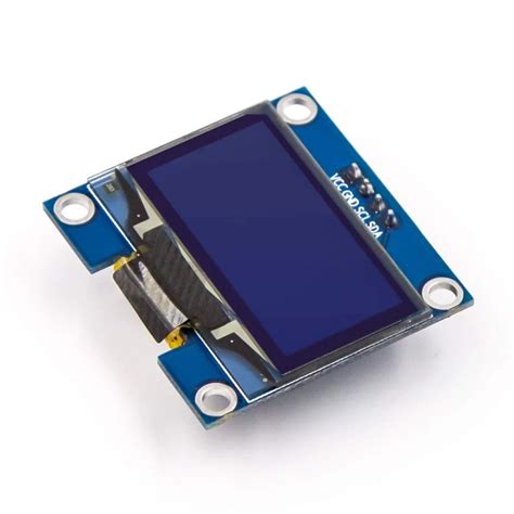 1 3 Inch I2C OLED Display Module 4pin Blue Color Atom Lab