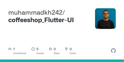 GitHub Muhammadkh Coffeeshop Flutter UI