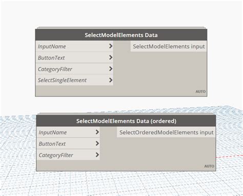 Datashapes 2021294 Selectmodelelements Data Invalid Input Packages Dynamo