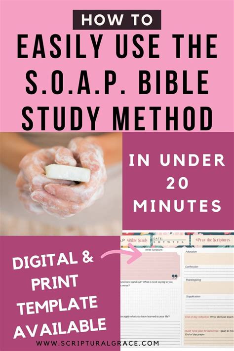 How To Easily Use The Soap Bible Study Method Bible Study Methods