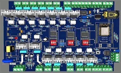 design pcb circuit board schematic design pcb layout arduino coding esp32 stm32 by iconbrain3