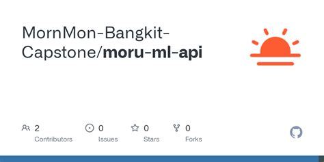 Github Mornmon Bangkit Capstone Moru Ml Api