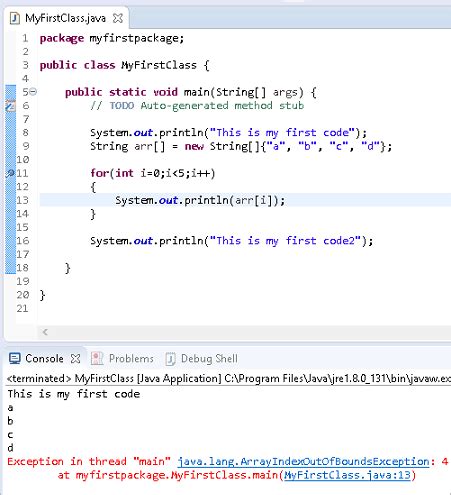 Basics Of Debugging Your Code In Eclipse