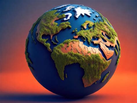 Premium Ai Image Glowing Globe Planet Earth World Is In Our Hands