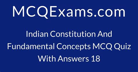 Mcq Questions For Class 8 General Knowledge Indian Constitution And