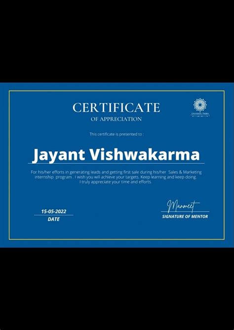 Jayant Vishwakarma On Linkedin Experience Sale