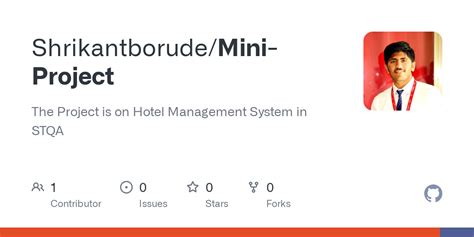 Github Shrikantborudemini Project The Project Is On Hotel Management System In Stqa
