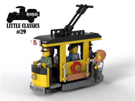 Lego Moc Little Classics 29 Tram By Brickaa Rebrickable Build With Lego