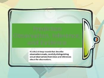 Prediction Observation Inference Evidence By Lady Literature