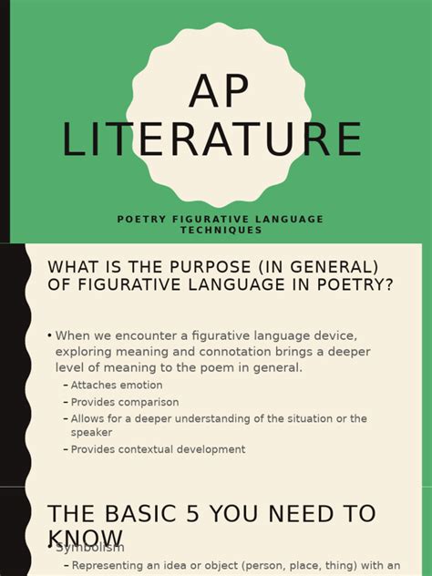 Figurative Language Devices Pdf