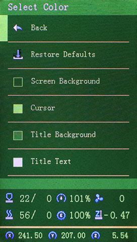 Select Color Menu Mriscoc Ender V S Wiki GitHub