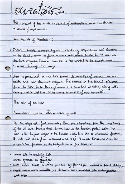 Solution Cie Igcse Biology Extended Syllabus 2023 To 2025 Excretion