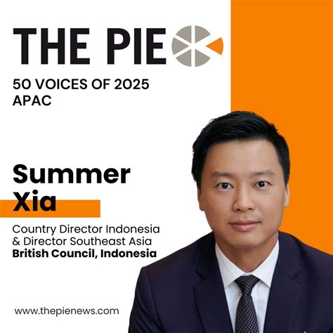 British 🌏 Were Proud To Share That Our Country Director Summer Xia Has Been Named One Of