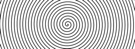 흑인과 백인 최면 나선형 배경 방사형 착시 현상 소용돌이 터널 벽지 수평으로 회전하는 동심원 포스터 기치 전단지를 위한 소용돌이 또는 소용돌이 디자인 벡터 아트 강렬하고