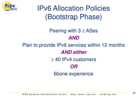 PPT The Internet Registry System IPv IPv Allocation Policy Development PowerPoint