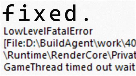 Lowlevelfatalerror Fileunknown Line 136 Malloc Size65538