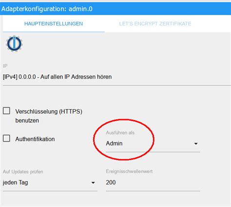 Admin Adapter Update