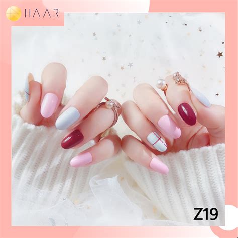 ☃ลายใหม่พร้อมส่งไทย เล็บปลอม กาว เล็บเจล สำเร็จรูป สั้นกุด ทรงยาว มี กาวติดเล็บ☛ Bdvvlxbk