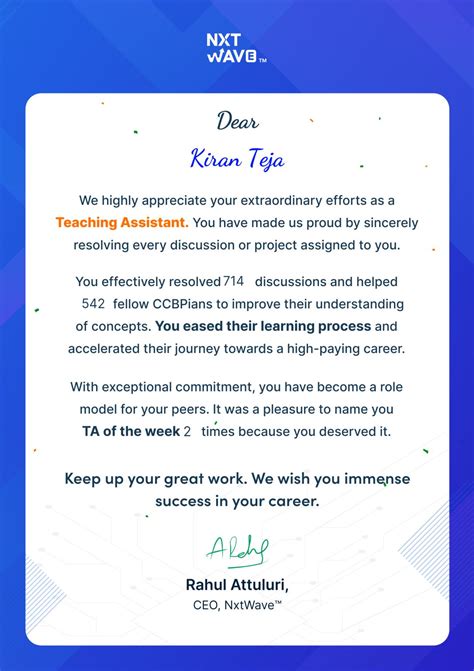 Kiran Teja Kandiboyina On Linkedin Nxtwave Ccbp Teachingassistant