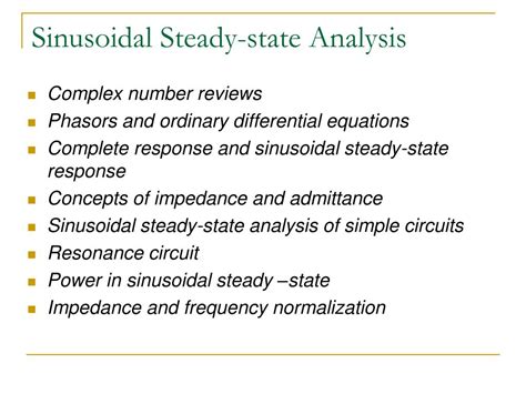 Ppt Sinusoidal Steady State Analysis Powerpoint Presentation Free
