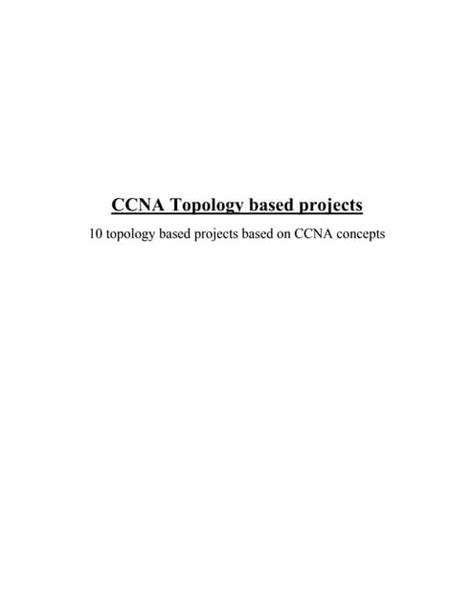 Ccna New Syllabus