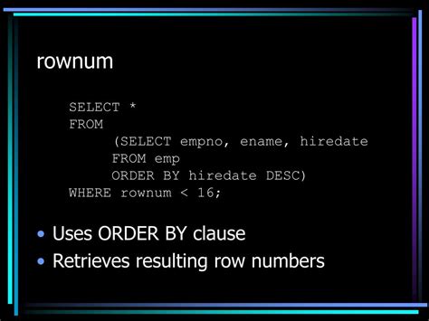 Ppt Advanced Sql Powerpoint Presentation Free Download Id6623367