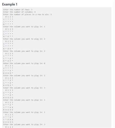Solved Problem Write A Program To Implement The Game