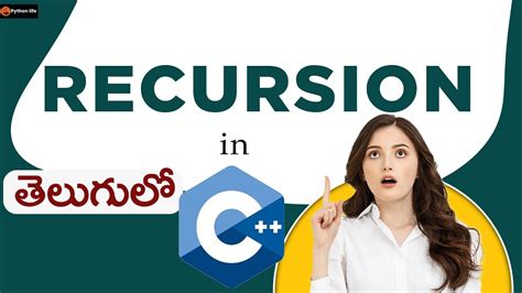 Recursion In C C Tutorials In Telugu C In Telugu Youtube
