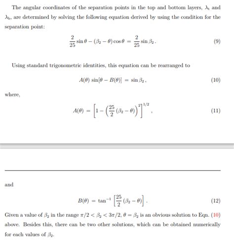 Solved A Sketch Of The Flow Showing Important Parameters And Chegg Com