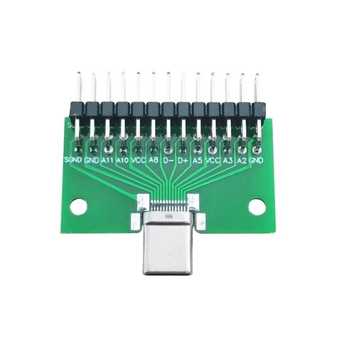 Usb C Male Breakout Board Type C Pcb Plate • Mktechnic