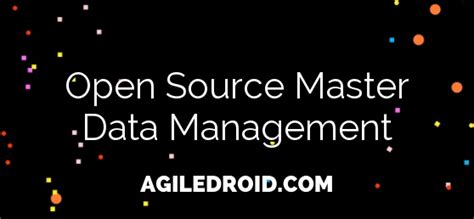 open source master data management